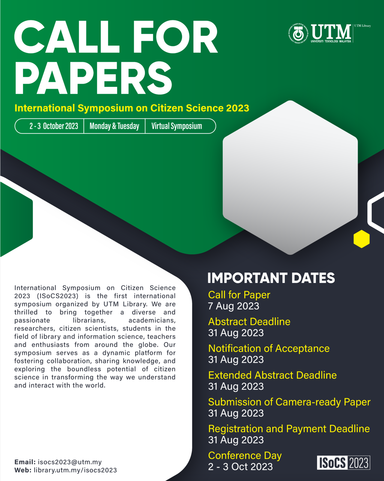 Call for Papers - International Citizen Science Boot Camp 2024