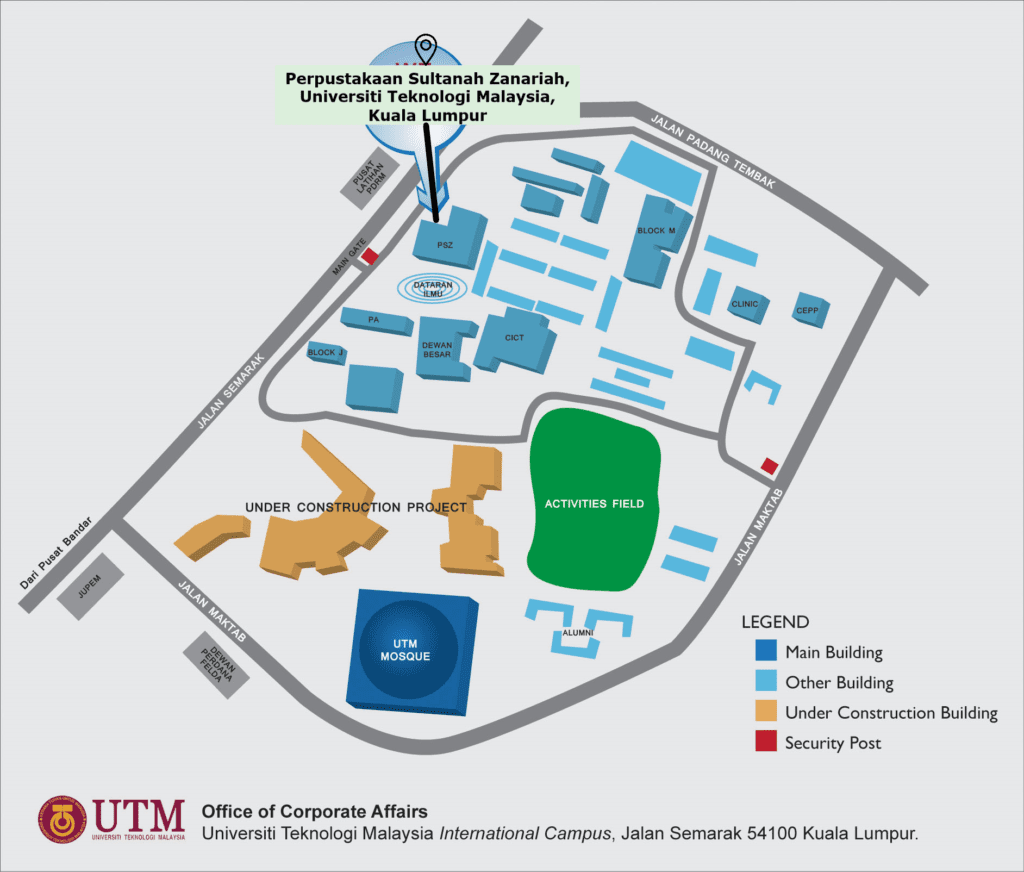 4. Peta kawasan/lokasi | UTM Library Green Office