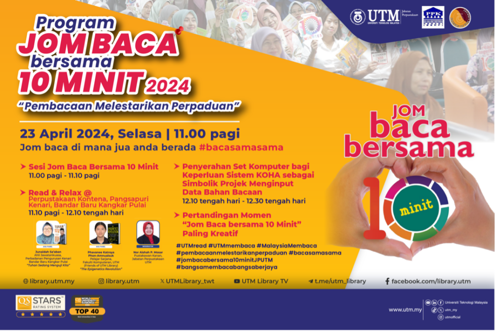 Sambutan Program Jom Baca Bersama 10 Minit Tahun 2024 Jabatan ...