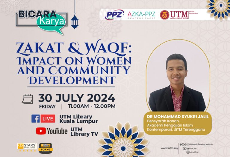 Program Bicara Karya: Zakat & Waqf: Impact on Women and Community ...