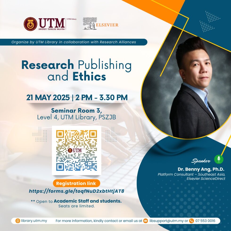 Research Publishing and Ethics | UTM Library News
